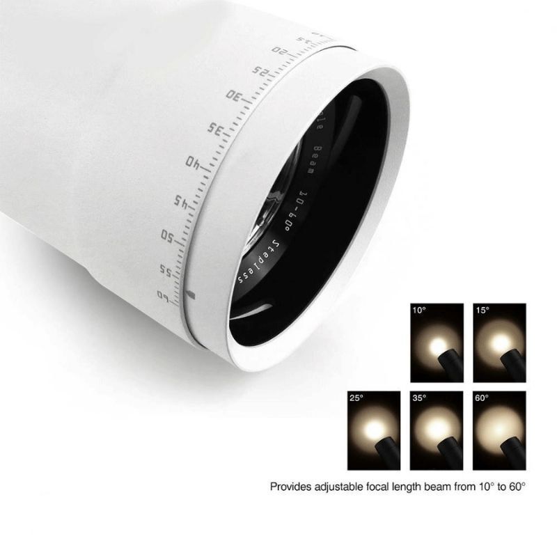 Zoomable Track Light 10-40W Magic Series Beam Angle 10-60° | Stechlux