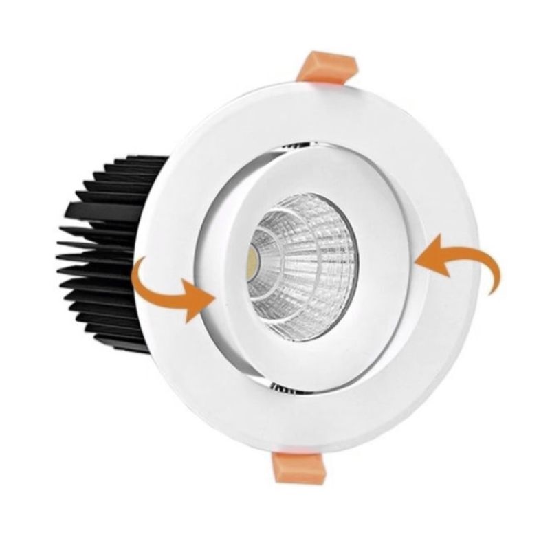 Adjustable Recessed COB LED Downlight Power 5W to 80W | Stechlux